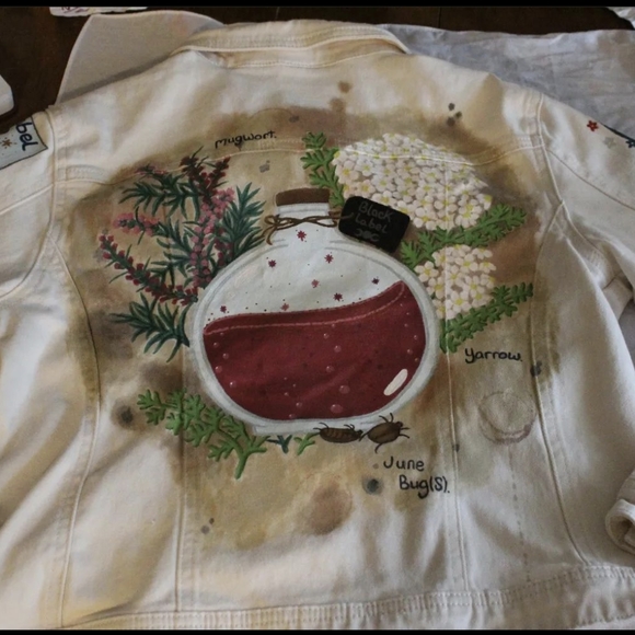 Cato | Jackets & Coats | Hand Painted Potion Maker Jacket | Poshmark